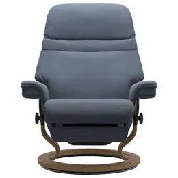Relaxsessel stressless "Sunrise", blau (sparrow blau paloma), B:79cm H:103cm T:78cm, Leder BATICK: BATICK ist ein leicht korrigiertes, durchgef&auml;rbtes und genarbtes M&ouml;belleder, bei dem die meisten Unebenheiten und Spuren in der Regel entfernt wurden.;Leder PALOMA: PALOMA ist ein durchgef&auml;rbtes Semianilin-M&ouml;belleder mit nat&uuml;rlicher Narbung.;ROHLEDER Stoff Q2 FARON: Ein fester zuverl&auml;ssiger Boucl&eacute; mi