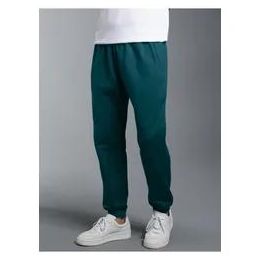 Sweathose TRIGEMA "TRIGEMA Jogginghose", Herren, Gr. L, US-Gr&ouml;&szlig;en, blau (saphir), 70% Baumwolle, 30% Polyester, Hosen Sweathose