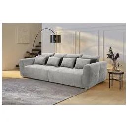 Jockenh&ouml;fer Big-Sofa JOCKENH&Ouml;FER GRUPPE "Gulliver, B: 298 cm", grau (hellgrau), B:298cm T:137cm, Korpus: 100% Polyester;Kissen: 100% Polyester, Sofas, Big-Sofa, mit Zierkissen, Federkernpolsterung f&uuml;r angenehmen Sitzkomfort