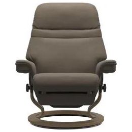 Relaxsessel stressless "Sunrise", braun (mole batick), B:79cm H:103cm T:78cm, Leder BATICK: BATICK ist ein leicht korrigiertes, durchgef&auml;rbtes und genarbtes M&ouml;belleder, bei dem die meisten Unebenheiten und Spuren in der Regel entfernt wurden.;Leder PALOMA: PALOMA ist ein durchgef&auml;rbtes Semianilin-M&ouml;belleder mit nat&uuml;rlicher Narbung.;ROHLEDER Stoff Q2 FARON: Ein fester zuverl&auml;ssiger Boucl&eacute; mit einem