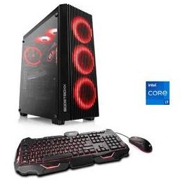 CSL Gaming-PC "HydroX V27110", schwarz, Microsoft Windows 11 Home (64 Bit), 16 GB RAM 1.000 GB SSD, Desktop-PCs