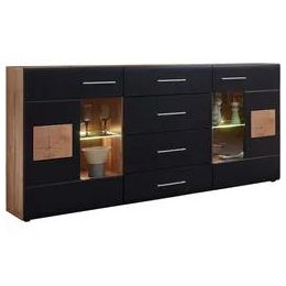 Sideboard Innostyle "Sonate", schwarz, B:170cm H:93cm T:40cm, Sideboards, Sideboard, Elemente sind flexibel kombinierbar und passen in jeden Wohnbereich.