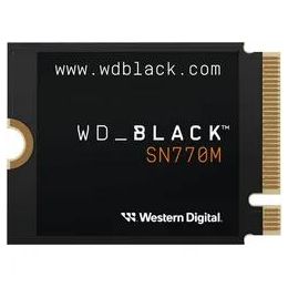 Western Digital WD BLACK interne SSD "SN770M", schwarz, 2 TB, Schreibgeschwindigkeitmaximal 4850 MB/s Lesegeschwindigkeitmaximal 5150 MB/s, Festplatten, M.2 2230 NVMe