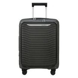 Hartschalen-Trolley Samsonite "UPSCAPE 55 mit Frontfach", Gr. B/H/T: 40cm x 55cm x 23cm 42 l, gr&uuml;n (climbing ivy), Polycarbonat, Koffer, mit Volumenerweiterung, mit Tragegriff oben und seitlich
