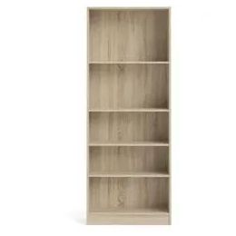 B&uuml;cherregal Inosign "Basic Regal, B&uuml;roregal", braun (eiche struktur), B:79cm H:203,2cm T:26,8cm, Holzwerkstoff, Regale, B&uuml;cherregal, Standregal in verschiedenen Gr&ouml;&szlig;en und Farben erh&auml;ltlich