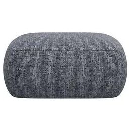 Pouf FLEXLUX "Torino, rund, bodennah, Sitzhocker, Polsterhocker", grau (granite grau), B:91cm H:46cm T:91cm, Poufs, Pouf, Modernes, organisches Hocker-Design, Kaltschaum, Wellenunterfederung