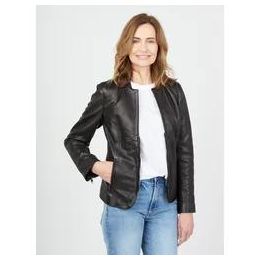 Lederjacke JCC "Lida", Damen, Gr. 34, schwarz, Obermaterial: 100% Lammnappa; Futter: 100% Polyester, Jacken