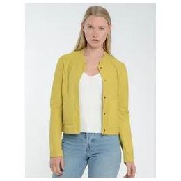 Jagger & Evans Lederjacke JAGGER & EVANS "42021260", Damen, Gr. XXL, gelb, Obermaterial: 100% Ziegenleder, ohne B&uuml;ndchen, Jacken