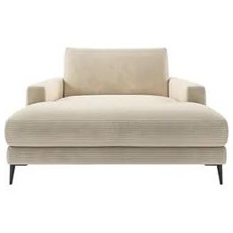 Chaiselongue Home Affaire "Downtown Loungem&ouml;bel zum Relaxen, B/T/H: 132/170/84 cm", beige (natur), B:132cm H:84cm T:170cm, 88% Polyester, 12% Polyacryl, Sofas, Chaiselongue, auch in Boucl&eacute;, Cord und Easy care - leicht mir Wasser zu reinigen