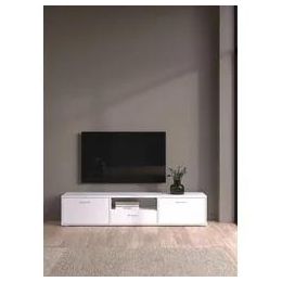 TV-Board Inosign "Media TV-M&ouml;bel, TV Schrank, Mediaboard, Lowboard", wei&szlig;, B:177,2cm H:38,4cm T:39,8cm, Sideboards, TV-Board, TV-Kommode, wahlweise Breite 147 oder 177 cm