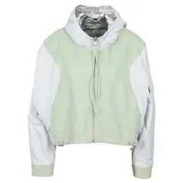 Lederjacke Freaky Nation "My Space-FN", Damen, Gr. S (36), gr&uuml;n, Oberstoff: 50% Leder, 50% Polyamid, loose fit, Jacken