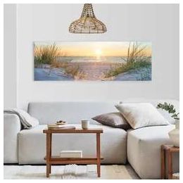Deco-Panel Reinders "Golden Hour", beige (farbe bild(er): beige), B:156cm H:52cm T:2cm, Holzwerkstoff, Bilder