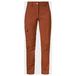 Sch&ouml;ffel Outdoorhose SCH&Ouml;FFEL "Pants Kitzstein L", Damen, Gr. 40, Normalgr&ouml;&szlig;en, rot (2950, rot), Oberstoff: 95% Nylon 5% Elasthan, Hosen Outdoorhose