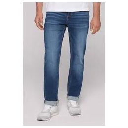 Regular-fit-Jeans CAMP DAVID, Herren, Gr. 29, L&auml;nge 32, blau (real blau), Denim/Jeans, Material: 99% Baumwolle, 1% Elasthan, Zusatz: Enth&auml;lt nichttextile Teile tierischen Ursprungs (Badge), Abriebeffekte, regular fit, Jeans, mit hoher Leibh&ouml;he