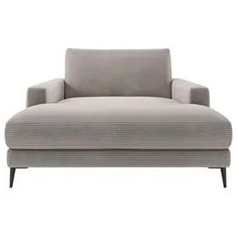 Chaiselongue Home Affaire "Downtown Loungem&ouml;bel zum Relaxen, B/T/H: 132/170/84 cm", grau (taupe), B:132cm H:84cm T:170cm, 88% Polyester, 12% Polyacryl, Sofas, Chaiselongue, auch in Boucl&eacute;, Cord und Easy care - leicht mir Wasser zu reinigen