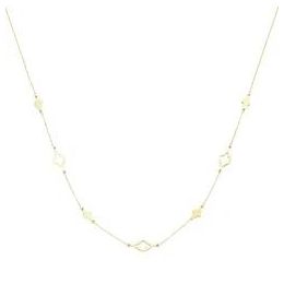 Collier Luigi Merano "mit Zwischenteilen, Gold 375", gold, Halsketten, Herren, 45cm, Gelbgold 375, Collier