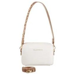Mini Bag Valentino BAGS "ALEXIA", Damen, Gr. B/H/T: 23cm x 16cm x 6cm, wei&szlig; (bianco, cuoio), Lederimitat, Taschen, Damen Handtasche, Schultertasche, Umh&auml;ngetasche mit Logo-Emblem
