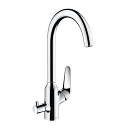 Hansgrohe Focus M42 K&uuml;chenarmatur, schwenkbar, mit Ger&auml;teanschluss, 71803000,