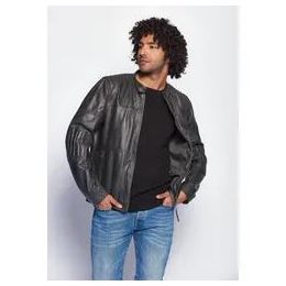 Lederjacke Maze "71Jack", Herren, Gr. 4XL, grau, Obermaterial: 100% Lammleder. Futter: 100% Baumwolle. &Auml;rmelfutter: 100% Polyester, ohne B&uuml;ndchen, Jacken