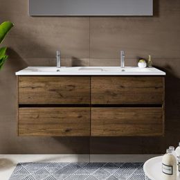 RIHO Porto Schrank mit Square Waschtisch, 4 Ausz&uuml;ge, F014011DP7+W018010005,
