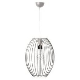 Kayoom H&auml;ngeleuchte "H&auml;ngelampe Olivia 110", silber, 1, H: 41cm, 1 Stk., Leuchten, minimalistisch, modern, harmonisch, H&auml;ngeleuchte