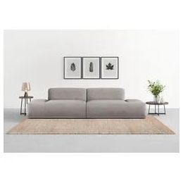 Big-Sofa Trendmanufaktur "Braga, toller Sitzkomfort, Designsofa", grau (taupe), B:300cm H:72cm T:107cm, 92% Polyester, 8% Nylon, Sofas, Big-Sofa, in moderner Optik, mit hochwertigem Kaltschaum