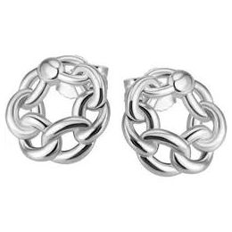 Paar Ohrstecker Firetti "Schmuck Geschenk Silber 925 Ohrschmuck Ohrringe Kreis Kettenglieder", silber (silberfarben), Ohrringe, Damen, 11,7mm, Silber 925 (Sterlingsilber)