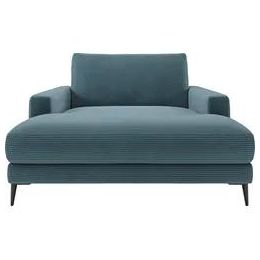 Chaiselongue Home Affaire "Downtown Loungem&ouml;bel zum Relaxen, B/T/H: 132/170/84 cm", blau (petrol), B:132cm H:84cm T:170cm, 88% Polyester, 12% Polyacryl, Sofas, Chaiselongue, auch in Boucl&eacute;, Cord und Easy care - leicht mir Wasser zu reinigen