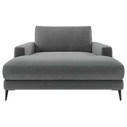 Chaiselongue Home Affaire "Downtown Loungem&ouml;bel zum Relaxen, B/T/H: 132/170/84 cm", grau (anthrazit), B:132cm H:84cm T:170cm, 100% Polyester, Sofas, Chaiselongue, auch in Boucl&eacute;, Cord und Easy care - leicht mir Wasser zu reinigen