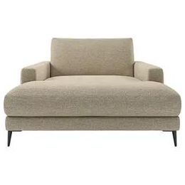 Chaiselongue Home Affaire "Downtown Loungem&ouml;bel zum Relaxen, B/T/H: 132/170/84 cm", beige (sand), B:132cm H:84cm T:170cm, 96% Polyester, 4% Polyacry, Sofas, Chaiselongue, auch in Boucl&eacute;, Cord und Easy care - leicht mir Wasser zu reinigen