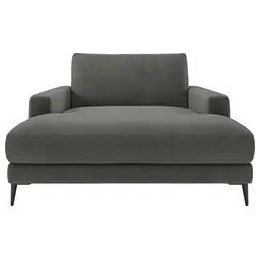 Chaiselongue Home Affaire "Downtown Loungem&ouml;bel zum Relaxen, B/T/H: 132/170/84 cm", grau, B:132cm H:84cm T:170cm, 95% Polyester, 5% Nylon, Sofas, Chaiselongue, auch in Boucl&eacute;, Cord und Easy care - leicht mir Wasser zu reinigen