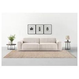 Big-Sofa Trendmanufaktur "Braga, mit hochwertigem Kaltschaum, Megasofa, in Cord erh&auml;ltlich", beige (sand), B:254cm H:72cm T:107cm, 88% Polyester, 12% Polyacrl, Sofas, Big-Sofa, modernes Big-Sofa, Couch mit hohem Sitzkomfort, 254/72/107 cm (B/H/T)