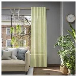 Neutex for you! Vorhang NEUTEX FOR YOU "Libre-ECO", gr&uuml;n, B:142cm H:260cm, Jacquard, Polyester, Gardinen, nach Ma&szlig;