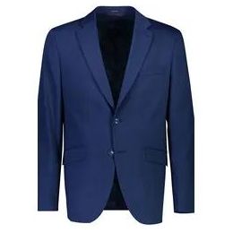 Anzugsakko LINDBERGH "Anzugjacke Modern Fit", Herren, Gr. 25, blau (mid navy mel), Obermaterial: 54% Polyester, 44% Wolle, 2% Elasthan; Futter: 95% Polyester, 5% Elasthan, Sakkos