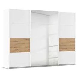 Schwebet&uuml;renschrank Rauch "Kleiderschrank Schrank Garderobe Ankleide Schlafzimmerschrank CORTONA", wei&szlig; (alpinwei&szlig;, eiche artisan), B:315cm H:229cm T:62cm, Holzwerkstoff, Schr&auml;nke, Schwebet&uuml;renschrank, inkl. Inneneinteilung, 2 Stoffboxen extra Einlegeb&ouml;den MADE IN GERMANY