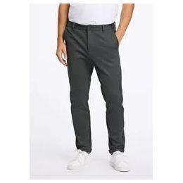 Stoffhose LINDBERGH "Stoffhose Slim Fit", Herren, Gr. M, gr&uuml;n (army mix), Obermaterial: 75% Polyester, 22% Viskose, 3% Elasthan; Futter: 65% Polyester, 35% Baumwolle, unifarben, slim fit, Hosen Stoffhose