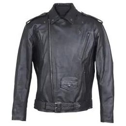 Roleff Racewear Motorradjacke ROLEFF "RO 666" Gr. 4XL, schwarz, Jacken, 4XL, Obermaterial: 100% B&uuml;ffelleder. Innenfutter: 100% Polyester, 6 Taschen