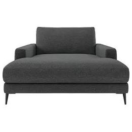 Chaiselongue Home Affaire "Downtown Loungem&ouml;bel zum Relaxen, B/T/H: 132/170/84 cm", grau (stone), B:132cm H:84cm T:170cm, 96% Polyester, 4% Polyacry, Sofas, Chaiselongue, auch in Boucl&eacute;, Cord und Easy care - leicht mir Wasser zu reinigen