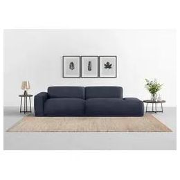 Big-Sofa Trendmanufaktur "Braga, mit hochwertigem Kaltschaum, Megasofa, in Cord erh&auml;ltlich", blau (nachtblau), B:277cm H:72cm T:107cm, 100% Polyester, Sofas, Big-Sofa, modernes Big-Sofa, Couch mit hohem Sitzkomfort, 277/72/107 cm (B/H/T)