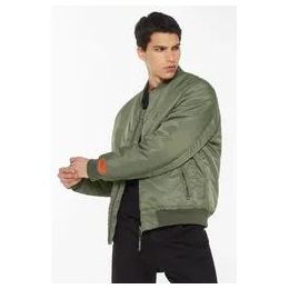 Blouson Harlem Soul, Herren, Gr. XXL, gr&uuml;n (deep khaki), Web, Material: 100% Polyamid, Futter: 100% Polyester, F&uuml;llung: 100% Polyester, unifarben, l&auml;ssig geschnitten normal, eingesetzt Rippb&uuml;ndchen, Jacken Blouson