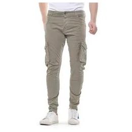 Cargohose Le Temps Des Cerises "ALBAN", Herren, Gr. 30, US-Gr&ouml;&szlig;en, braun, 96% Baumwolle, 4% Elasthan, unifarben, lang, Hosen Cargohose, in klassischem Design