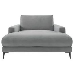 Chaiselongue Home Affaire "Downtown Loungem&ouml;bel zum Relaxen, B/T/H: 132/170/84 cm", silber, B:132cm H:84cm T:170cm, 95% Polyester, 5% Nylon, Sofas, Chaiselongue, auch in Boucl&eacute;, Cord und Easy care - leicht mir Wasser zu reinigen