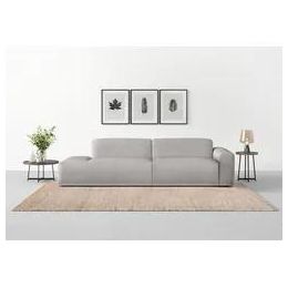 Big-Sofa Trendmanufaktur "Braga, mit hochwertigem Kaltschaum, Megasofa, in Cord erh&auml;ltlich", silber, B:277cm H:72cm T:107cm, 92% Polyester, 8% Nylon, Sofas, Big-Sofa, modernes Big-Sofa, Couch mit hohem Sitzkomfort, 277/72/107 cm (B/H/T)