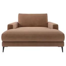 Chaiselongue Home Affaire "Downtown Loungem&ouml;bel zum Relaxen, B/T/H: 132/170/84 cm", braun (rost), B:132cm H:84cm T:170cm, 88% Polyester, 12% Polyacryl, Sofas, Chaiselongue, auch in Boucl&eacute;, Cord und Easy care - leicht mir Wasser zu reinigen