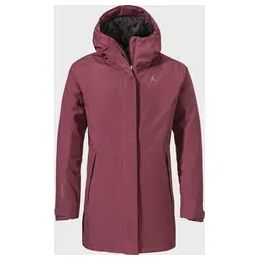 Sch&ouml;ffel Parka SCH&Ouml;FFEL "Hiking Parka Style Froda WMS", Damen, Gr. 38, pink (3825, pink), Oberstoff: Aussenseite: 100% Polyester; (Membran: Polyester); Futter: 100% Polyester; Wattierung: 100% Polyester, regular fit, hoch geschlossener Ausschnitt, Jacken Parka