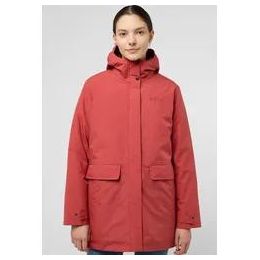 Funktionsparka Jack Wolfskin "WINTERTOR PARKA W", Damen, Gr. M (38/40), rot (rot, coral), Obermaterial: 100% Polyester. Futter: 100% Polyester. F&uuml;llung: 80% Entendaune, 20% Federn, Jacken