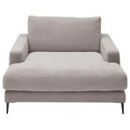 Chaiselongue Home Affaire "Downtown Loungem&ouml;bel zum Relaxen, B/T/H: 132/170/84 cm", beige (sand), B:132cm H:84cm T:170cm, 95% Polyester, 5% Nylon, Sofas, Chaiselongue, auch in Boucl&eacute;, Cord und Easy care - leicht mir Wasser zu reinigen