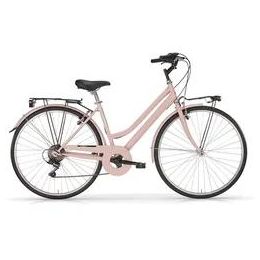 Trekkingrad MBM "Touring" Gr. 46, rosa (rosa, rosa), Fahrr&auml;der, Damen, 46cm, 28 Zoll (71,12cm), f&uuml;r Damen, Kettenschaltung