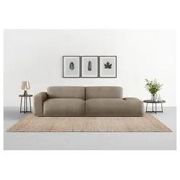 Big-Sofa Trendmanufaktur "Braga, mit hochwertigem Kaltschaum, Megasofa, in Cord erh&auml;ltlich", braun (schlamm), B:277cm H:72cm T:107cm, 100% Polyester, Sofas, Big-Sofa, modernes Big-Sofa, Couch mit hohem Sitzkomfort, 277/72/107 cm (B/H/T)