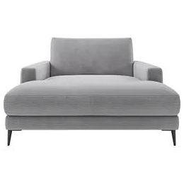 Chaiselongue Home Affaire "Downtown Loungem&ouml;bel zum Relaxen, B/T/H: 132/170/84 cm", grau, B:132cm H:84cm T:170cm, 88% Polyester, 12% Polyacryl, Sofas, Chaiselongue, auch in Boucl&eacute;, Cord und Easy care - leicht mir Wasser zu reinigen